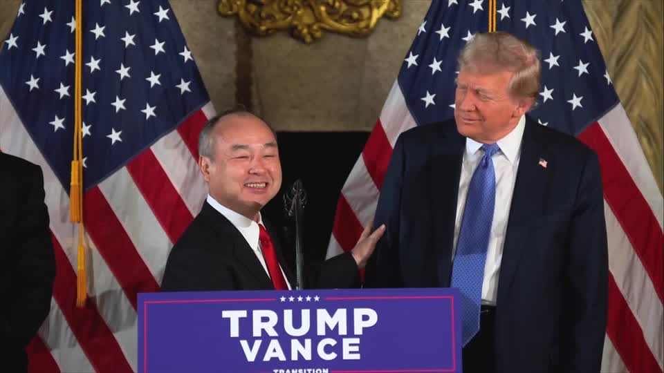 Trump y el CEO de Softbank anuncian una inversión de 100.000 millones de dólares